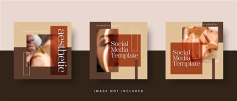 패션 판매를 위한 트렌디한 편집 가능한 Instagram 피드 템플릿 편집 가능한 포스트 템플릿 디지털 마케팅을 위한 소셜 미디어 배너 프리미엄 벡터