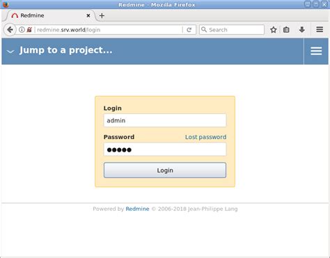 Centos 7 Install Redmine Server World