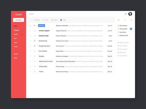 Gmail User Interface Redesign