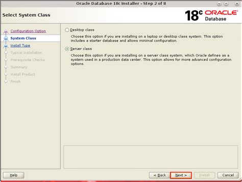 Perform Basic Installation For Non Container Database