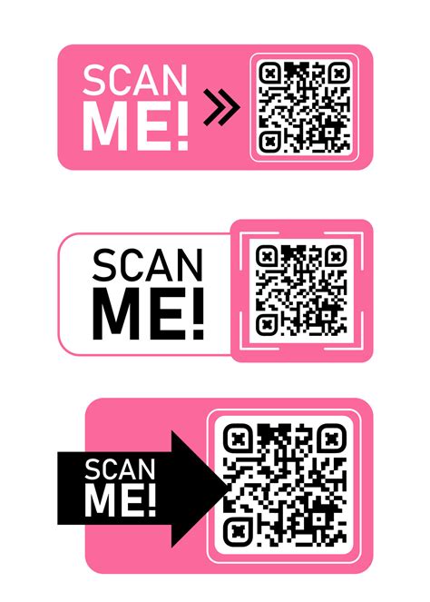qr code for smartphone with scan me text qr code for payment e wallet