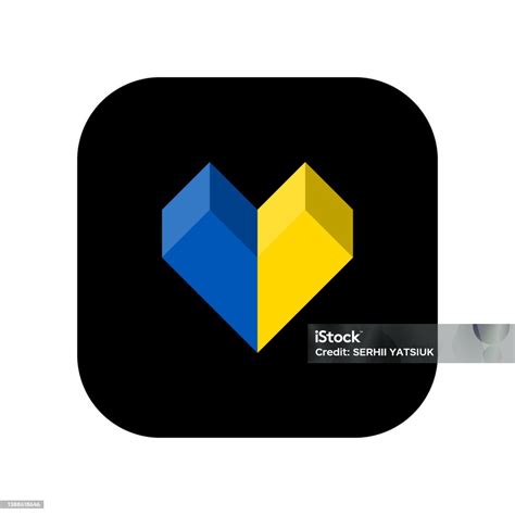 우크라이나의 국기의 파란색과 노란색 색상에 마음으로 아이콘 0명에 대한 스톡 벡터 아트 및 기타 이미지 0명 24 교육 Istock