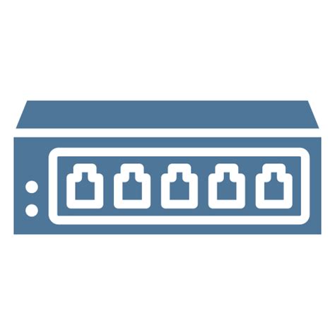 Network Switch Generic Color Fill Icon