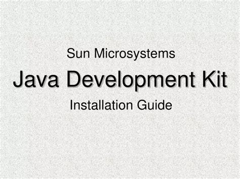 PPT Java Development Kit PowerPoint Presentation Free Download ID 5033485