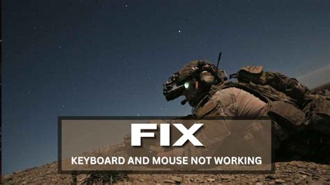 How To Fix Delta Force Keyboard And Mouse Not Working Issue