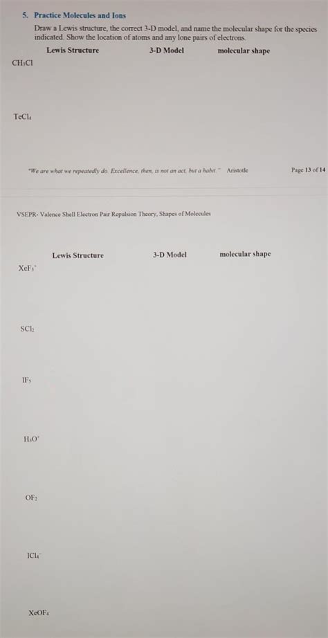 Solved 4 Variations On Ax6 Steric Number Sn 6 Draw A
