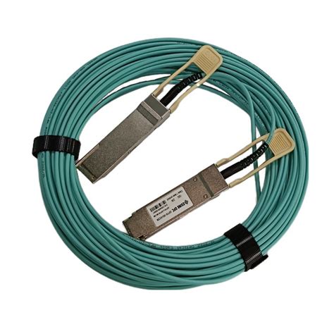 100g Qsfp28 To Qsfp28 Aoc 20m Optical Active Ethernet Cable China Adapter Panel And Mpo