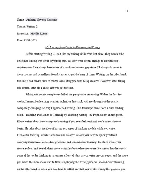 Metacognitive Reflection Pdf Thought Social Media