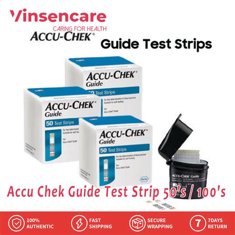 Accu Chek Guide Test Strips 50s 100s Accucheck Blood Glucose EXP Latest Guide Strips 50