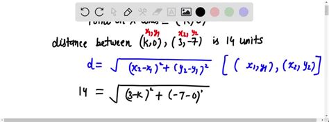 Solved A Point Lies On The X Axis At A Distance Of 7 Units From Y Axis What Is The Cordinate
