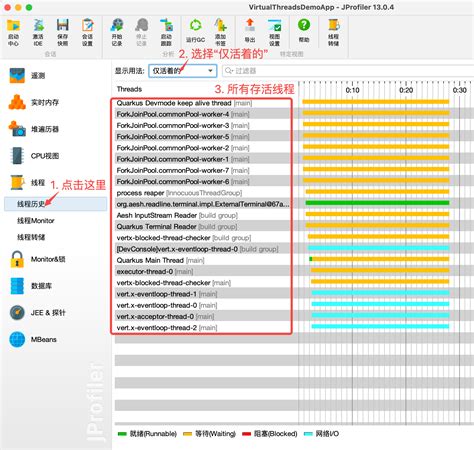 支持JDK 虚拟线程的web框架之三观察运行中的虚拟线程 腾讯云开发者社区 腾讯云