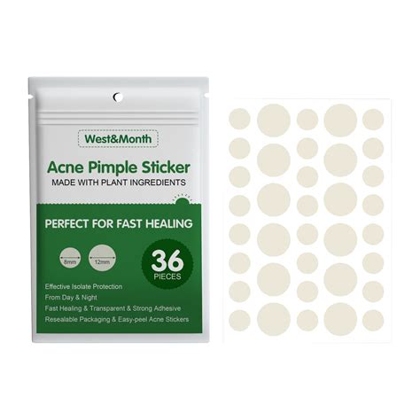 Acne Pimple Patch 36 Counts 2 Sizes Invisible Hydrocolloid Acne