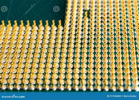 Computer Processor Macro CPU Close Up Stock Image Image Of Microelectronic Binary