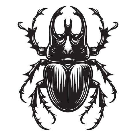 Beetle Icon Vector Illustration Premium AI Generated Vector