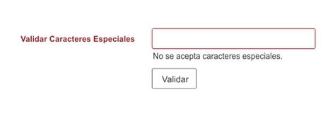 Validar Caracteres Especiales Con Jquery Validate Bootstrap Starkcode