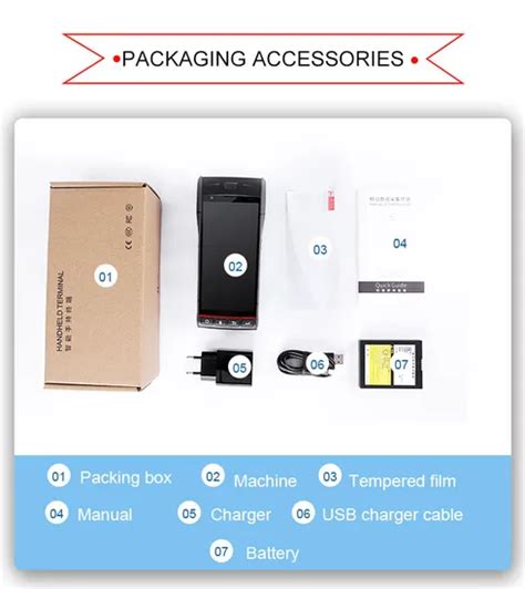 T80 Handheld Terminal Barcode Scanning Nfc Reading Industrial Pda For Warehousing Supermarket