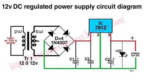 Circuit Diagram V Dc Power Supply