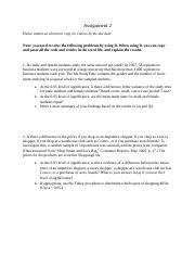 Statistical Analysis In R Gender Study Time And Shopping Course Hero