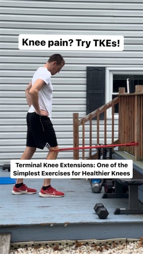 Terminal Knee Extensions Tke Exercise Benefits How To Do