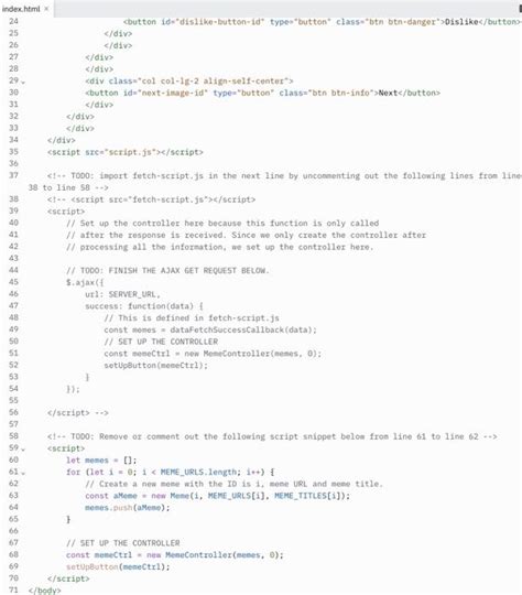 Solved In Javascript Please Solve All Of The Todos In The