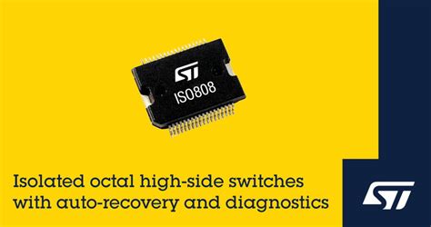 St마이크로일렉트로닉스 진단 제어 및 산업용 부하 보호 기능 갖춘 갈바닉 절연 하이사이드 스위치 출시 뉴스탭