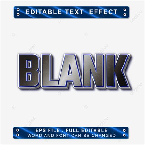 빈 텍스트 효과 편집 가능 텍스트 효과 타이포그래피 편집 가능한 텍스트 효과 Png 일러스트 및 벡터 에 대한 무료