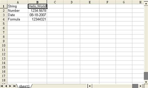 EXCEL Edit Sheet In C VB NET