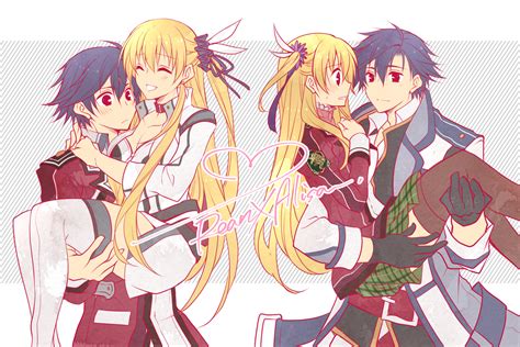 Rean Schwarzer And Alisa Reinford Eiyuu Densetsu And More Drawn By Satsuki Chaosmode