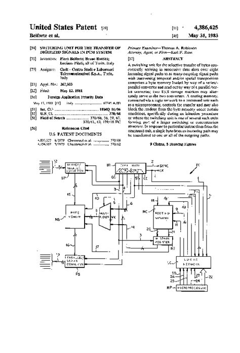 Pdf Switching Unit For The Transfer Of Digitized Signals In Pcm Systems