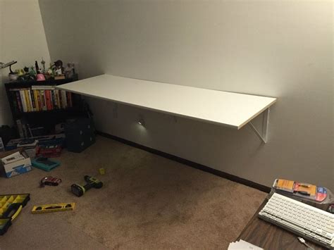 Hackers Help How Do I Wall Mount An Ikea Linnmon Table Securely Ikea Hackers Ikea Hackers