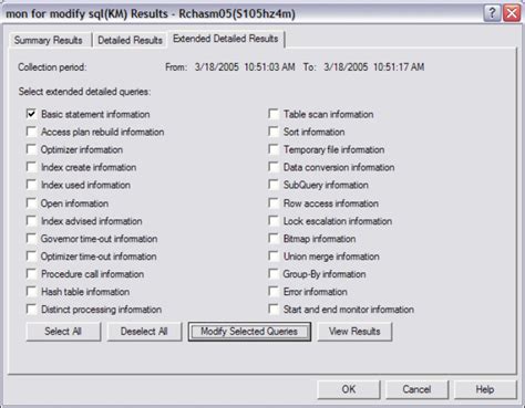 Sql Performance Report Information From Extended Detailed Reports 13 Sql Performance