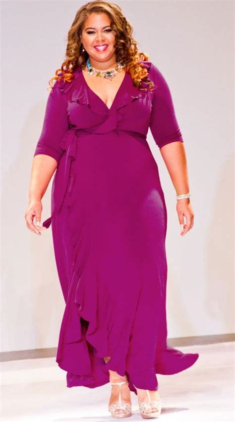 Purple Maxi Dress Plus Size Pluslookeu Collection