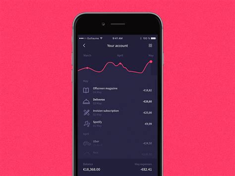 Banking App Scroll Transition Prototypr Prototyping