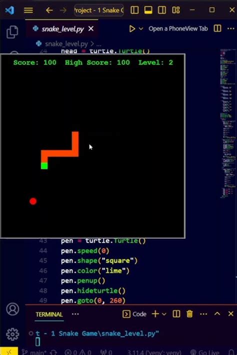 Python Turtle Tutorial Create Snake Game 🐍 Python Turtle Youtube
