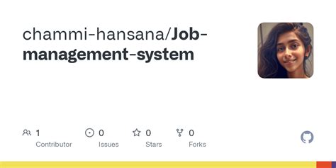 github chammi hansana job management system
