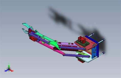 Robotic科教树莓派铝合金扩展机械臂 Step 模型图纸下载 懒石网