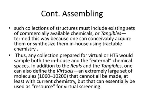 Chemical Database Preparation Ppt Ppt