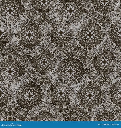 Seamless Abstract Monochrome Pattern Stock Vector Illustration Of