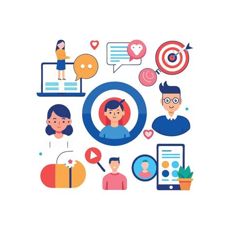 Targeted Segmentation And Personalization Flat Minimalistic Illustration 48684565 Vector Art At