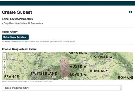 Gui Of The Subset Creation Function A The Upper Part Defines The