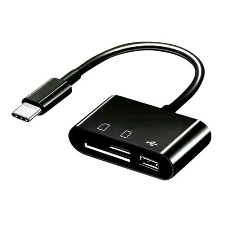 kihout reduce type c card reader type c android mobile computer multi function otg2 0 sd tf
