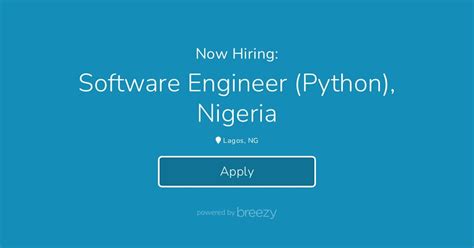 Software Engineer Python Nigeria At Solo Funds