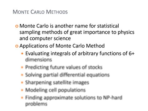 SOLUTION Chapter Monte Carlo Simulation Copy Studypool