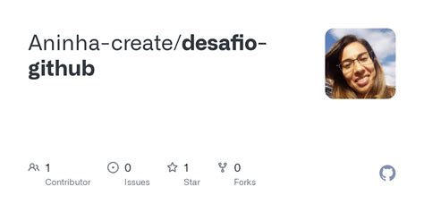 Github Aninha Create Desafio Github