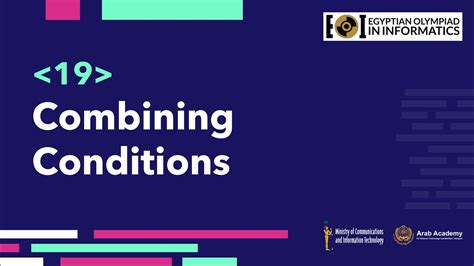 19 Combining Conditions Youtube