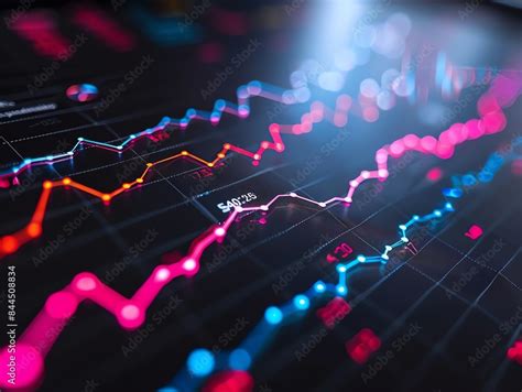 Profit Margin Line Graph A Line Graph Showing Profit Margins With