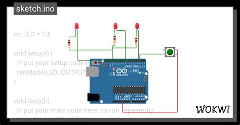 Práctica 1 Wokwi Esp32 Stm32 Arduino Simulator