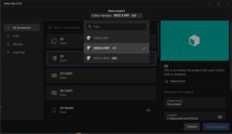 Project Setup Processes Unity Learn