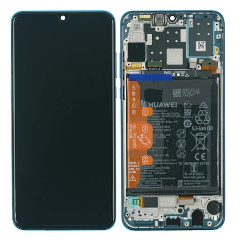 Display-Einheit inkl. Rahmen für P30 lite New Edition Blue ...