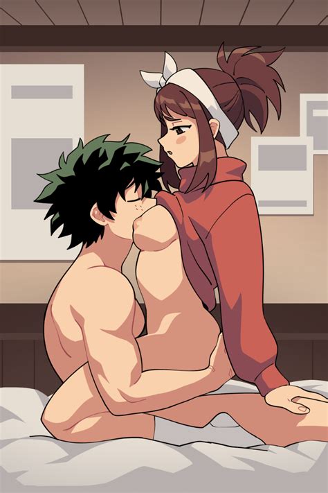 Post Izuku Midoriya My Hero Academia Ochaco Uraraka Suoiresnu
